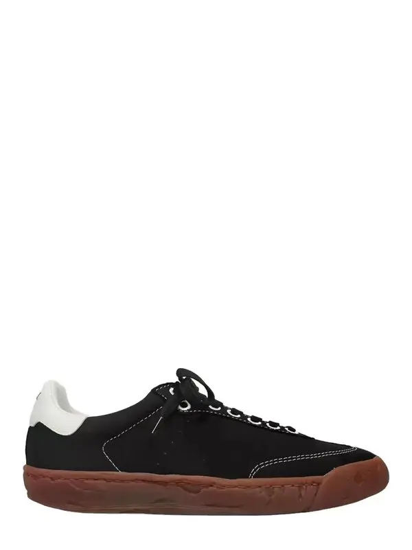 Mihara Yasuhiro Leather Low-top Sneakers - Black