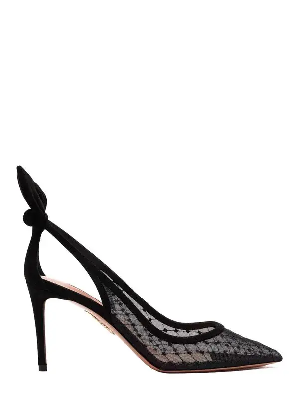AQUAZZURA Pumps With Bow Detailing - Black