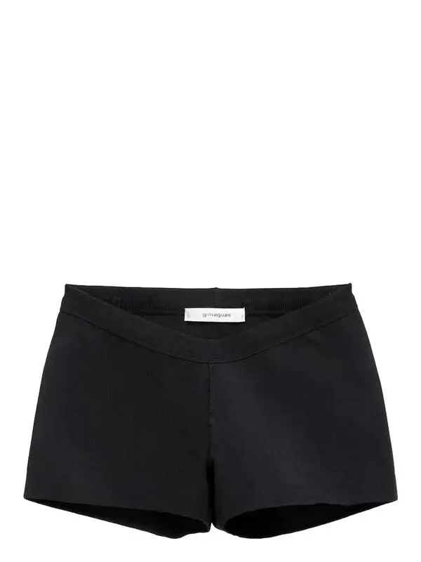 Gimaguas Selina Ribbed Shorts - Black
