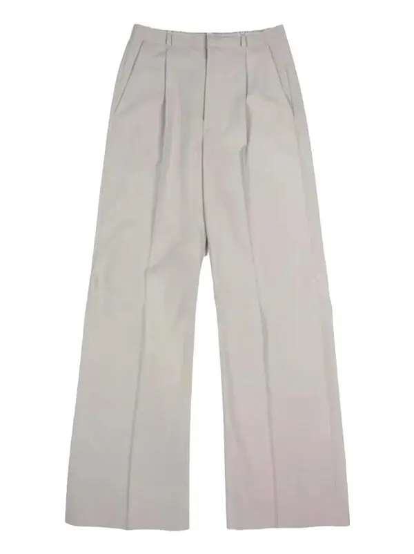 MAISON MARGIELA Pleated Wide-leg Trousers - Neutrals