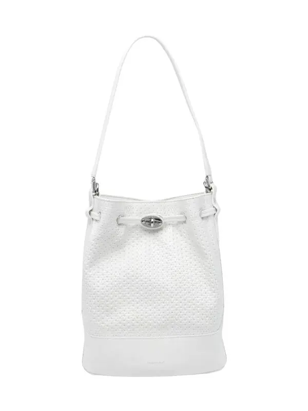 ZANELLATO Monda® Bucket Bag With Magnetic Closure - White