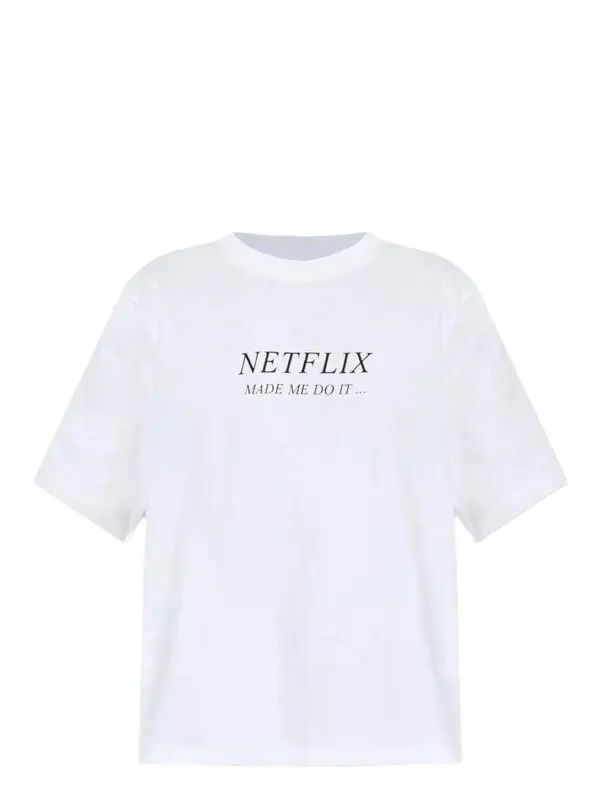 Victoria Beckham Slogan-print T-shirt - White