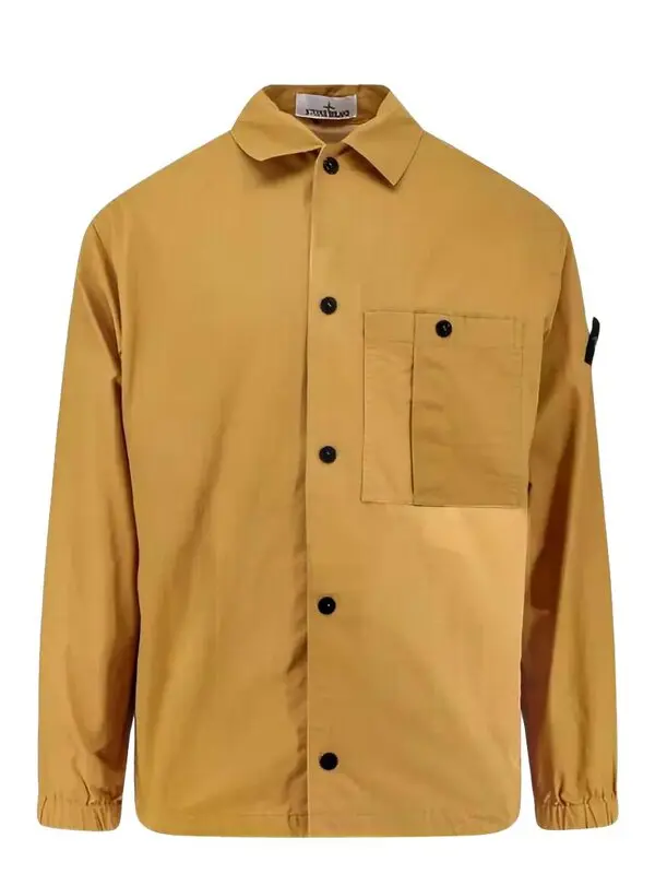 Stone Island Button-fastening Shirt - Yellow