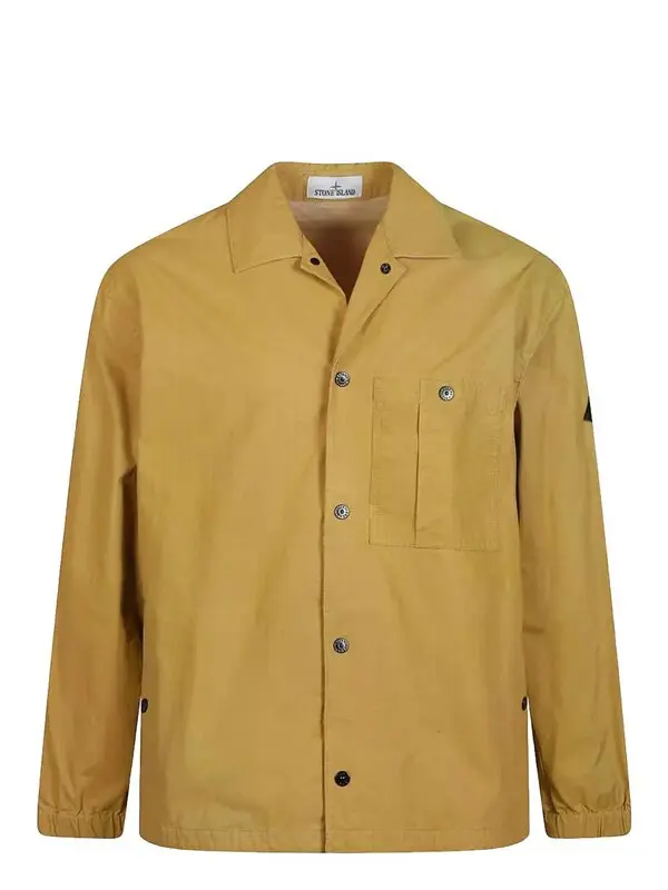 Stone Island Button-fastening Shirt - Yellow