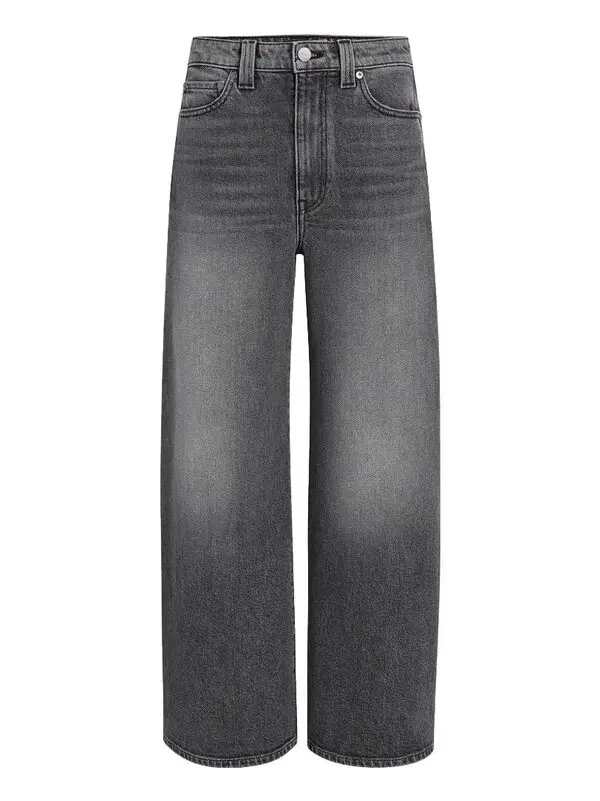 Khaite Delina Wide Leg Jeans - Grey
