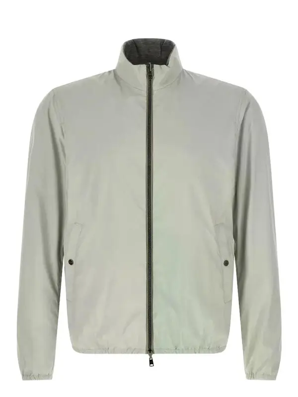 Herno Reversible Zip-up Bomber Jacket - Grey
