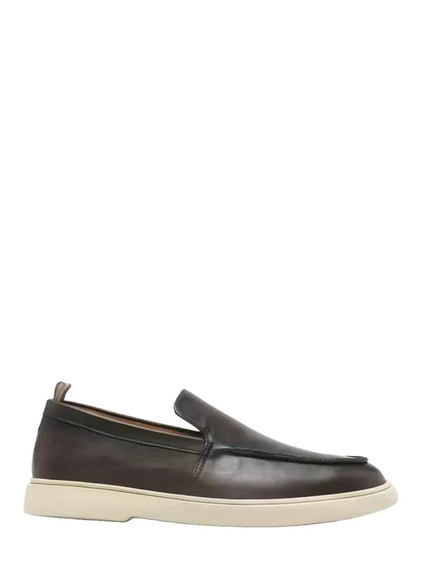 Officine Creative Bones Slip-on Loafers - Brown