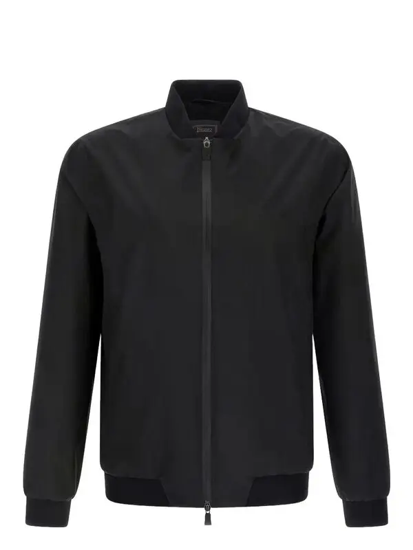 Herno Zip-up Bomber Jacket - Black