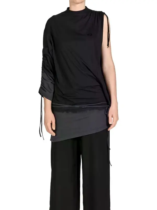 Y3 Drape T-shirt - Black