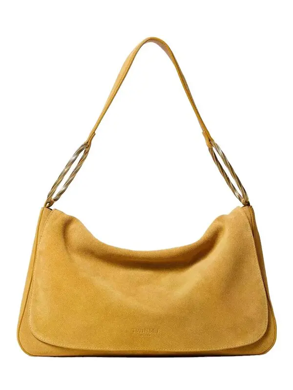 TWINSET Liliane Large Shoulder Bag - Yellow