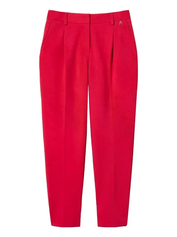 TWINSET Slits Cigarette Trousers - Red