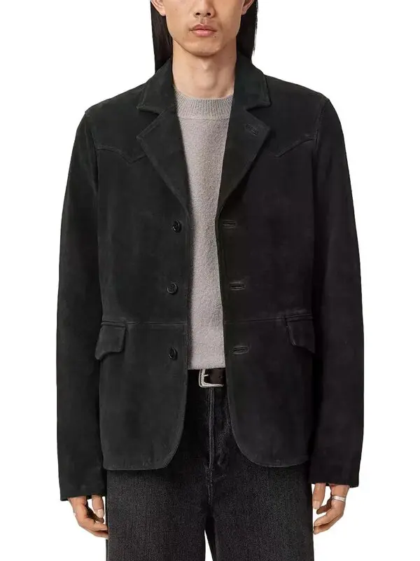 ALLSAINTS Hornett Panelled Blazer - Black