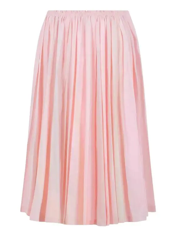 Ter Et Bantine Soleil Pleated Midi Skirt - Pink