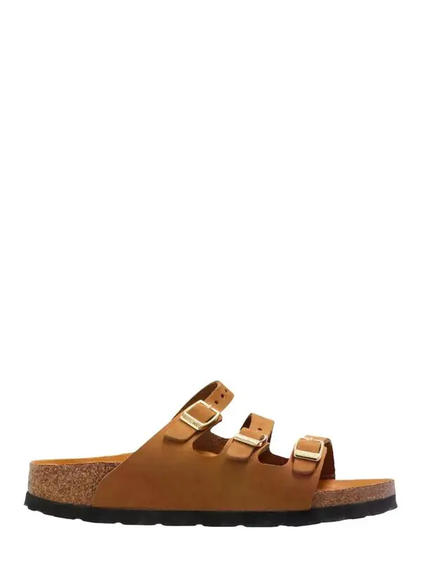 BIRKENSTOCK Florida Fresh Suede Sandals - Brown