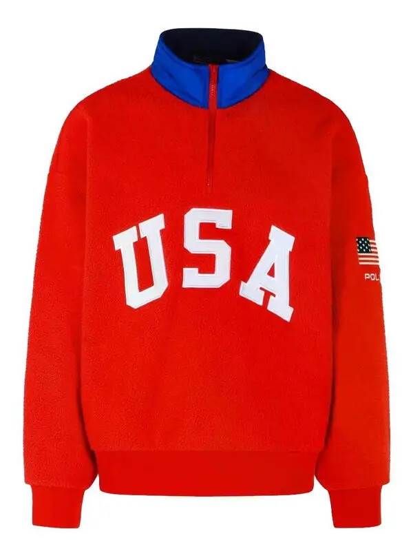 Polo Ralph Lauren Half-zip Sweater - Red