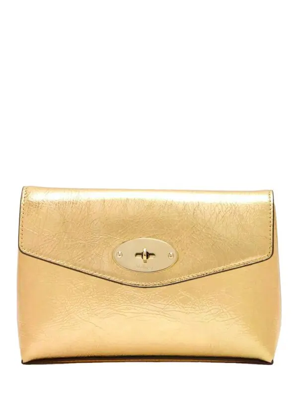 Mulberry Darley Twist Lock Clutch - Gold