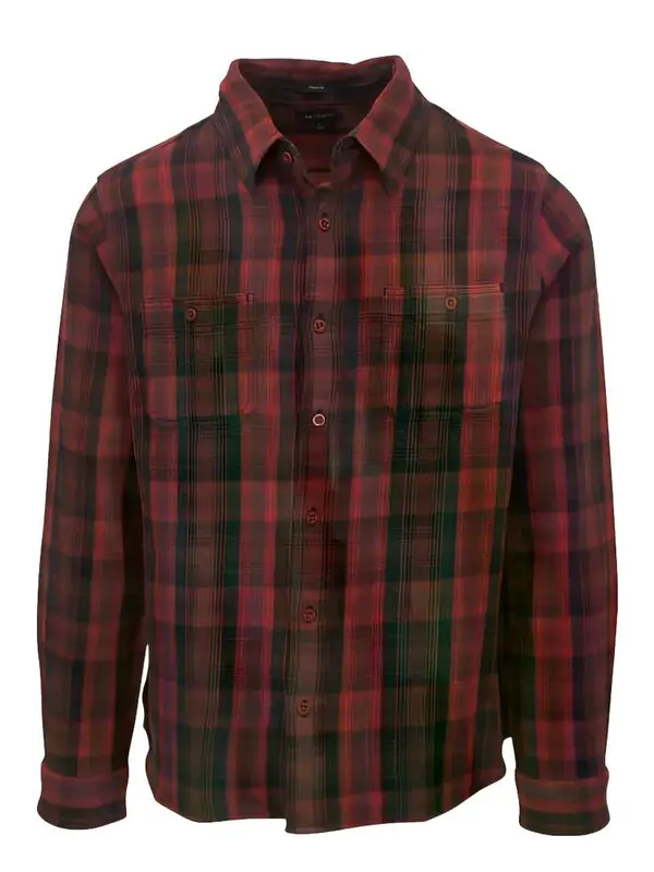 Ag Chest Pockets Shirt - Red