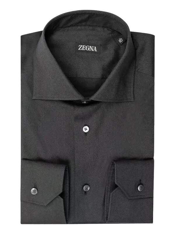 Zegna Buttoned Shirt - Grey