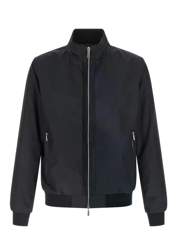 MOORER Manetti-wk Zip-up Bomber Jacket - Blue