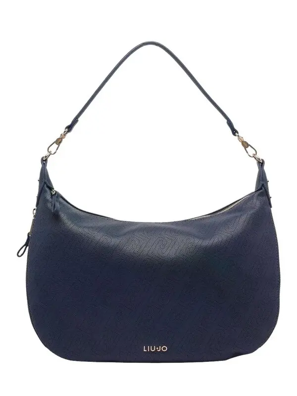 Liu Jo Logo Zip Shoulder Bag - Blue