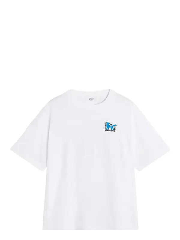 Maison Kitsuné Gallery Fox T-shirt - White