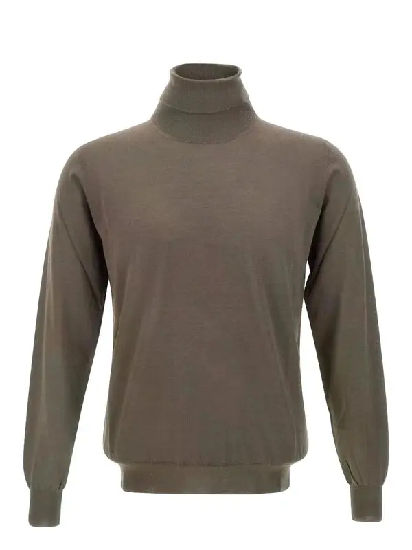 FILIPPO DE LAURENTIIS Slim-fit Turtleneck Sweater - Brown