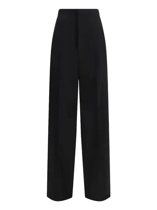 Balenciaga High-waisted Trousers - Black
