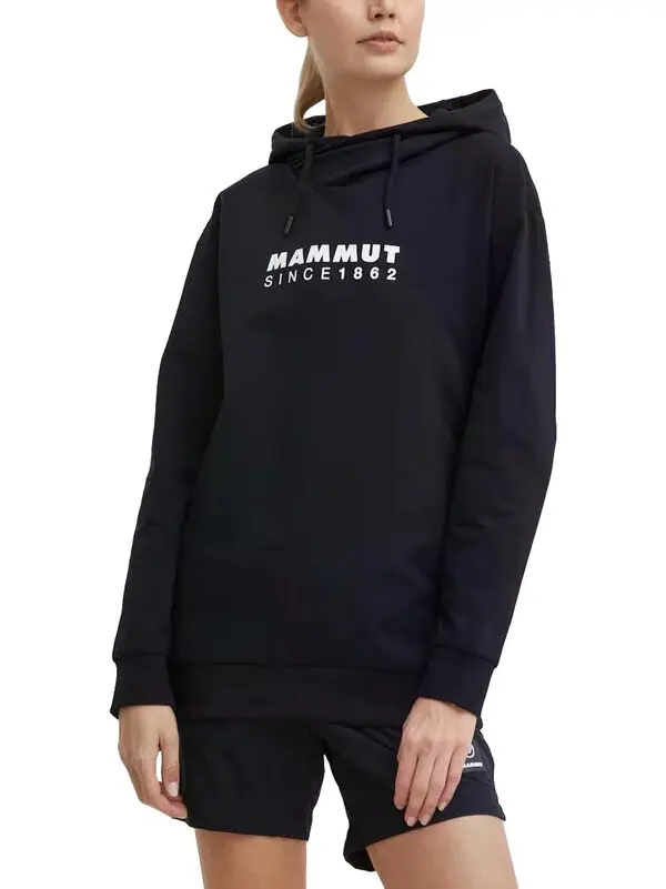 MAMMUT Logo Hoodie - Black