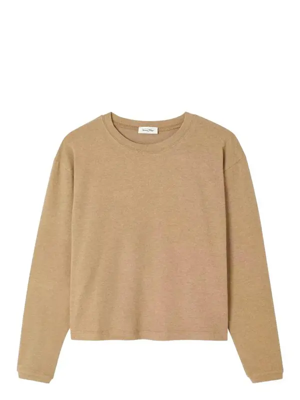 American Vintage Ypawood Long-sleeved T-shirt - Neutrals