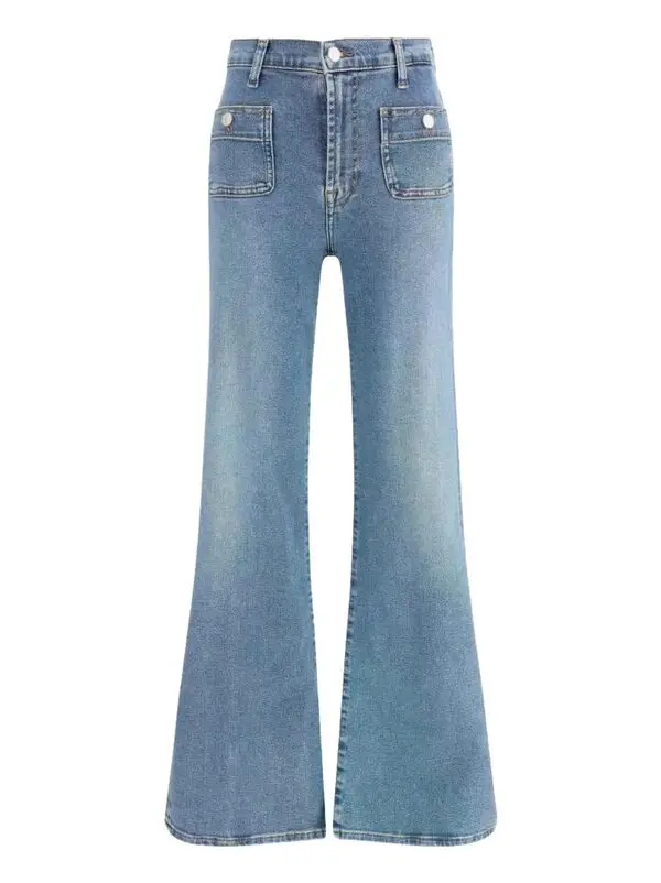 7 For All Mankind Flared Jeans - Blue
