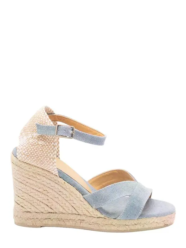 CastaÑer Bruna Criss-cross Espadrille - Blue