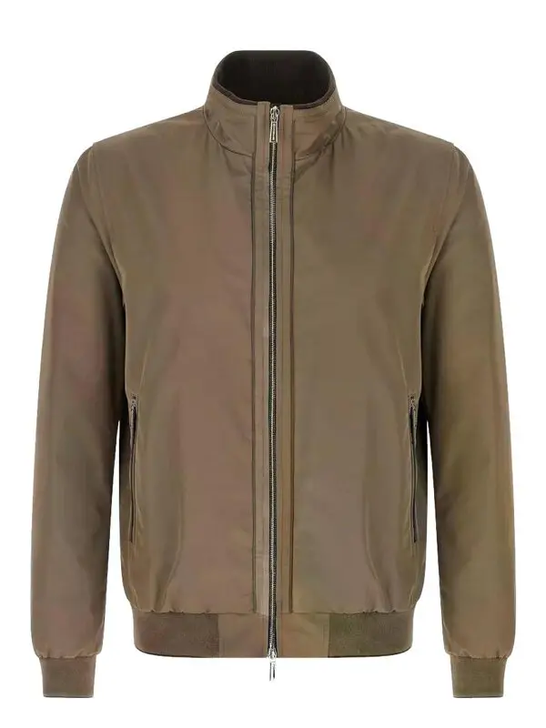 MOORER Manetti-wk Bomber Jacket - Brown