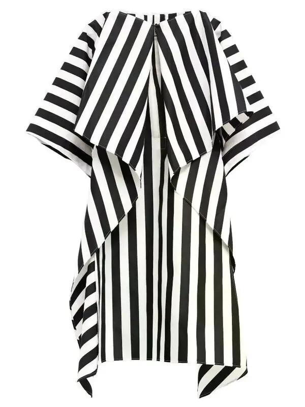 Jacquemus Striped Layered Dress - Black