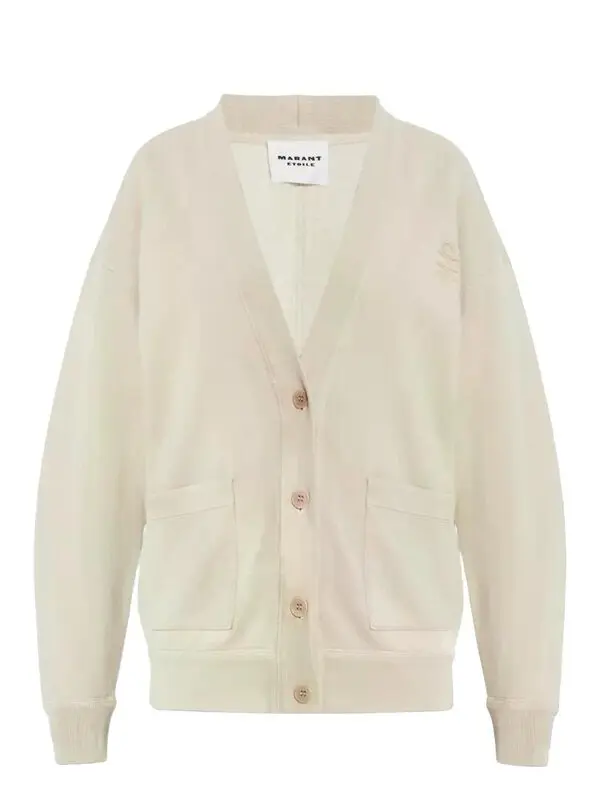 MARANT ETOILE Stephy Pocket Button Cardigan - Neutrals