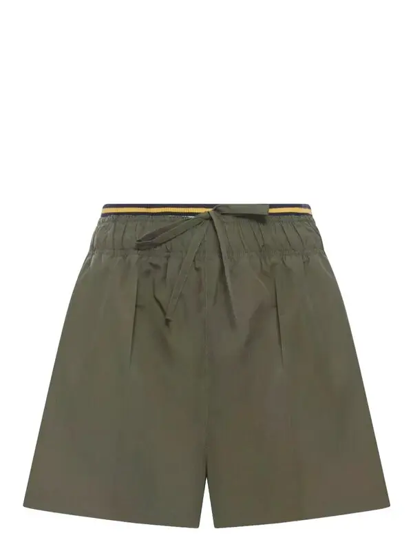 Prada Drawstring Waistband Shorts - Green