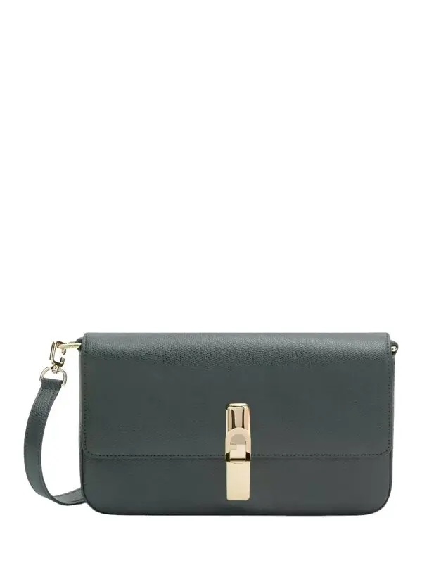 Furla Iride Crossbody With Metal Hardware - Green