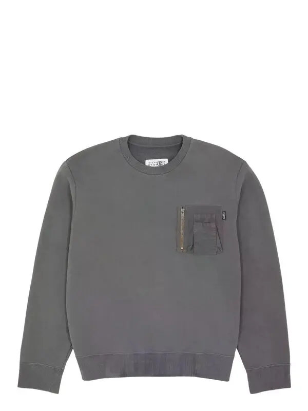 MAISON MARGIELA Pocket-detail Sweater - Grey