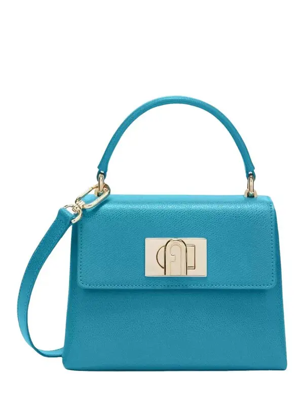 Furla Mini 1927 Leather Top Handle Bag - Blue