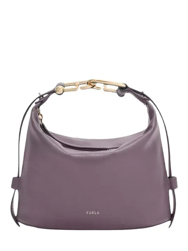 Furla Mini Nuvola Leather Tote - Purple