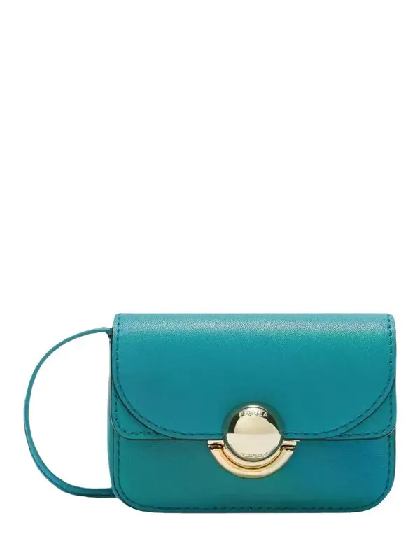 Furla Leather Shoulder Bag - Blue