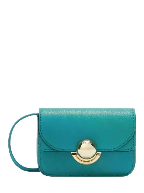 Furla Leather Shoulder Bag - Blue