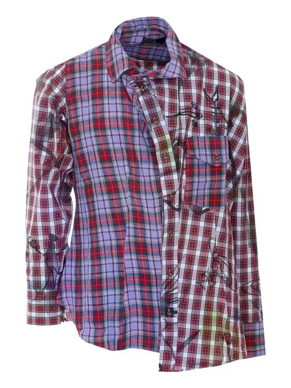VIVIENNE WESTWOOD Check Buttoned Shirt - Red