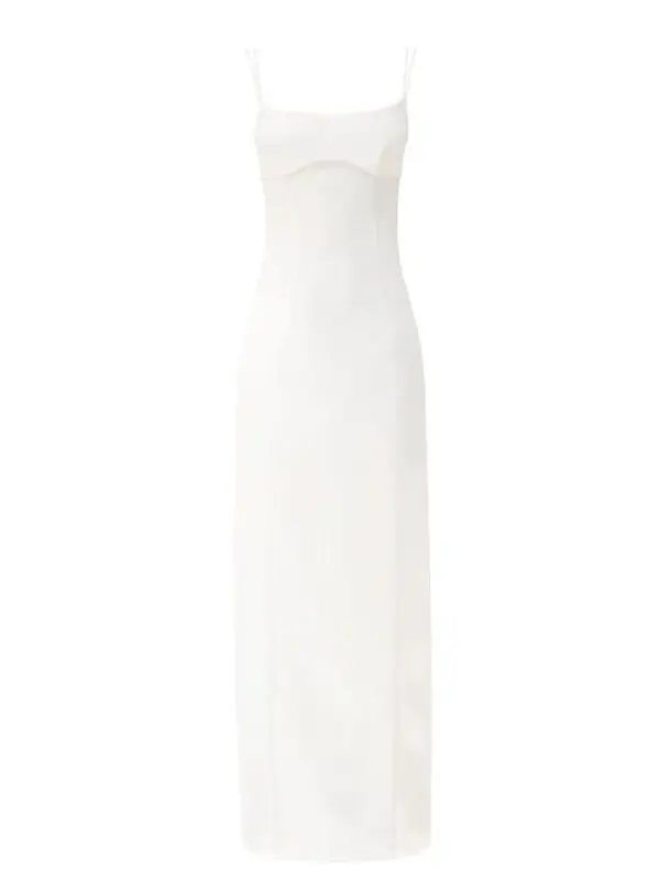 RXQUETTE Reverse Maxi Dress - White