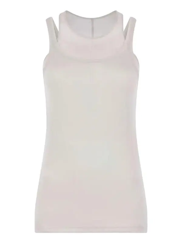Ter Et Bantine Crew-neck Ribbed Tank Top - White