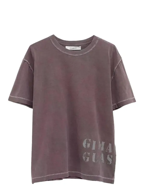 Gimaguas Logo-print T-shirt - Brown