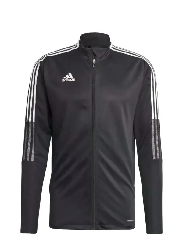Adidas Three-stripe Panel Track Jacket - Black