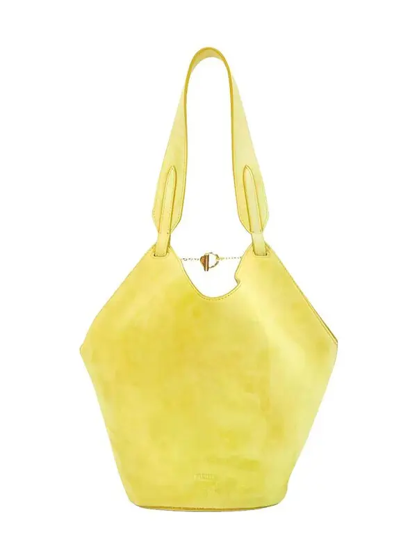 Khaite Mini Lotus Chain Tote Bag - Yellow