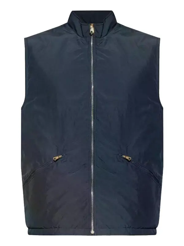 Paul Smith Zip-up Sleeveless Gilet - Blue