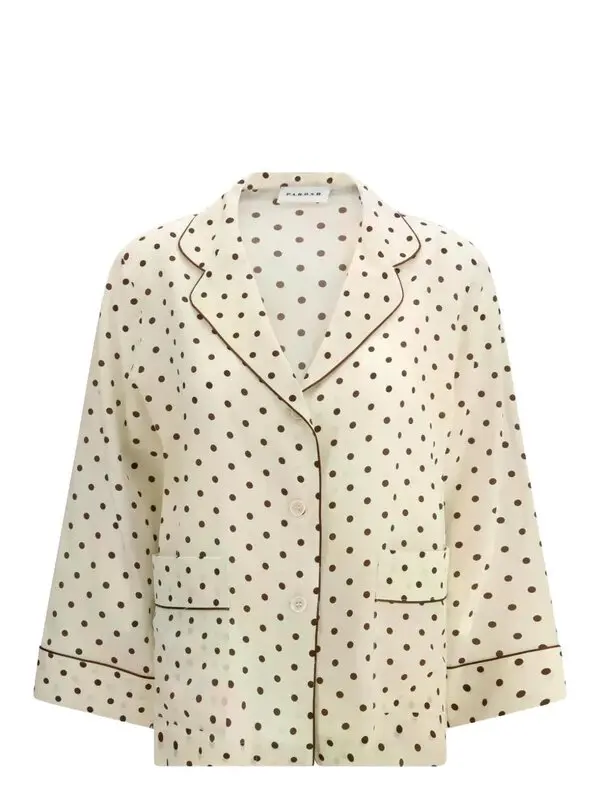 P.a.r.o.s.h Polka-dot Shirt - Neutrals