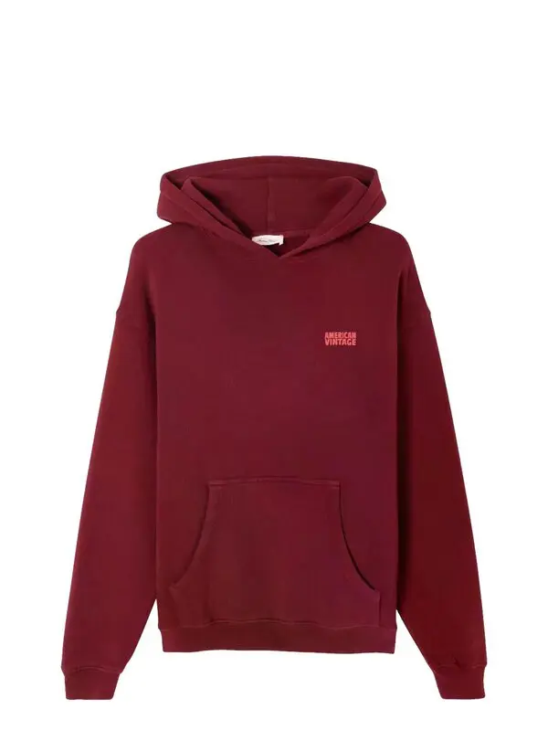 American Vintage Izubird Hoodie - Red